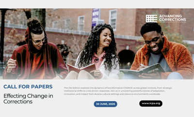 Advancing Corrections Journal Call for Papers: Effecting Change in ...